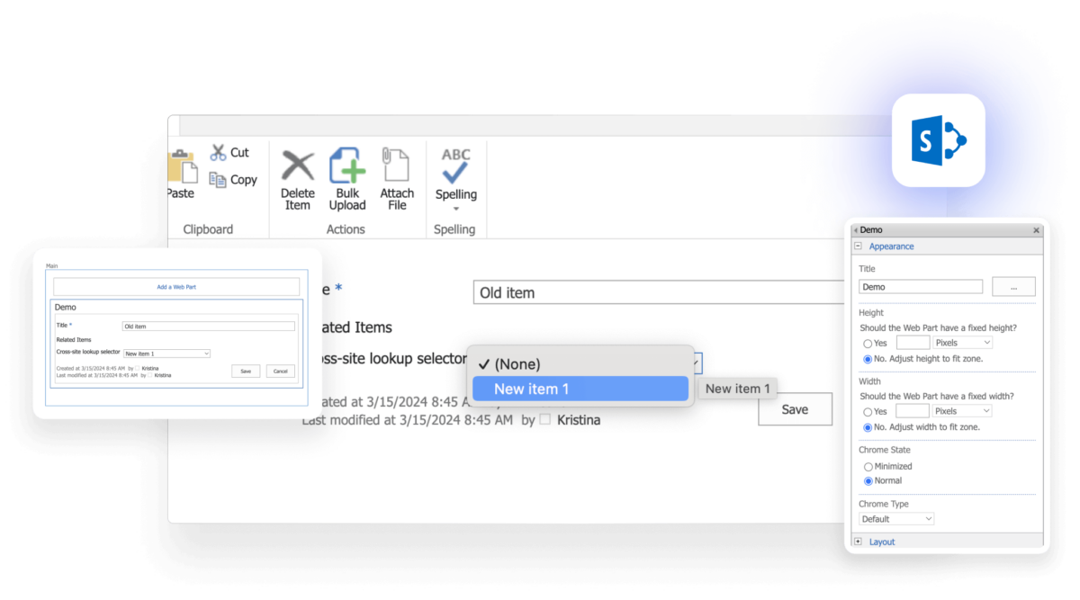 Virto Cascade Lookup Web Part for SharePoint | Try now