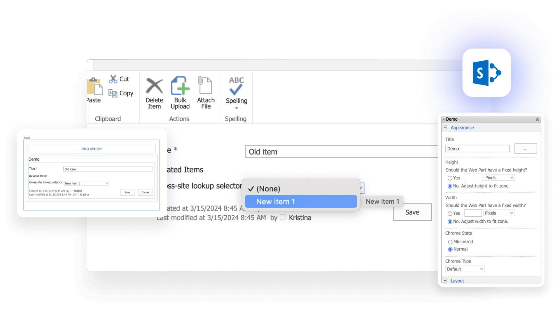 Virto Cascade Lookup Web Part for SharePoint | Try now