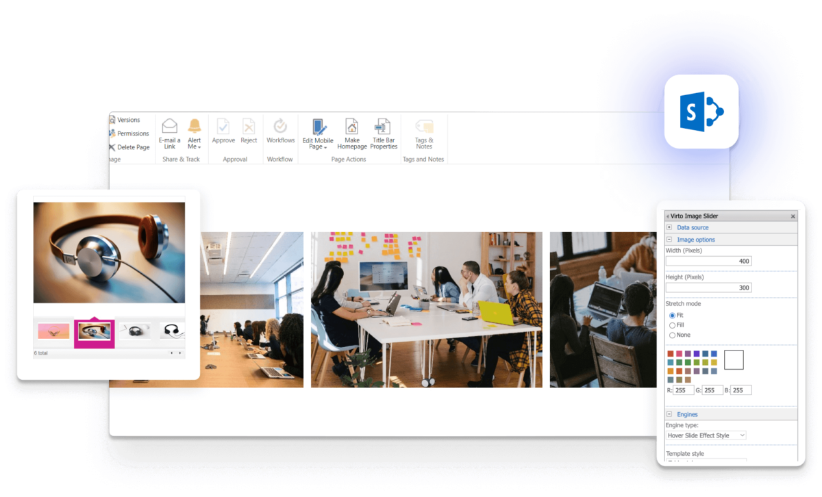 Virto Slideshow & Image Carousel Web Part for SharePoint