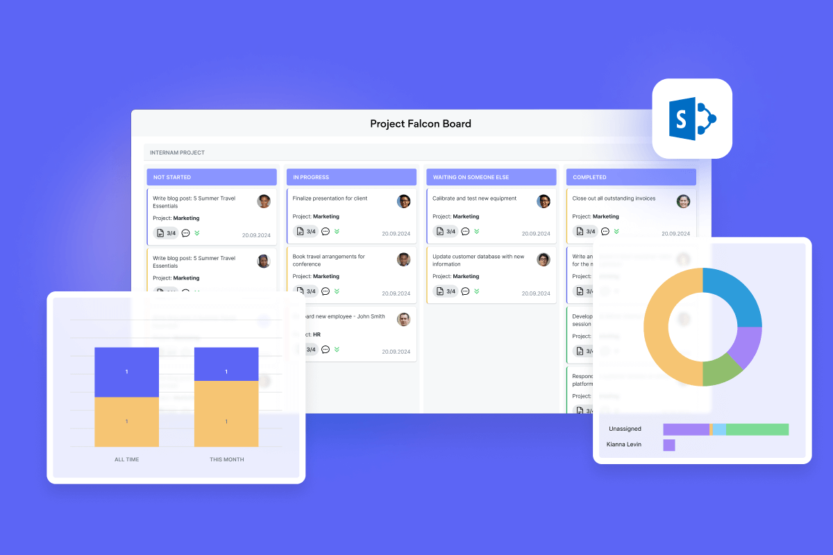 Virto Kanban Board Web Part for SharePoint | Try now