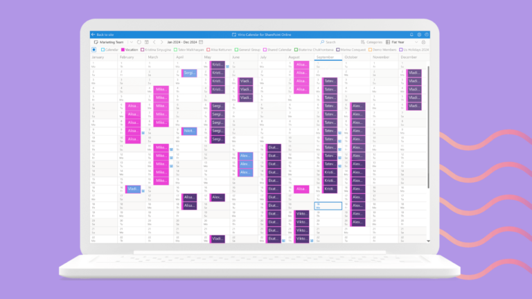Employee Vacation & Time Off Calendars in Teams and Outlook