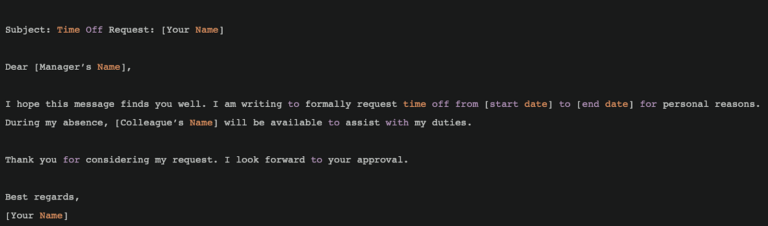 Time Off Request: How to Request PTO Without Issues